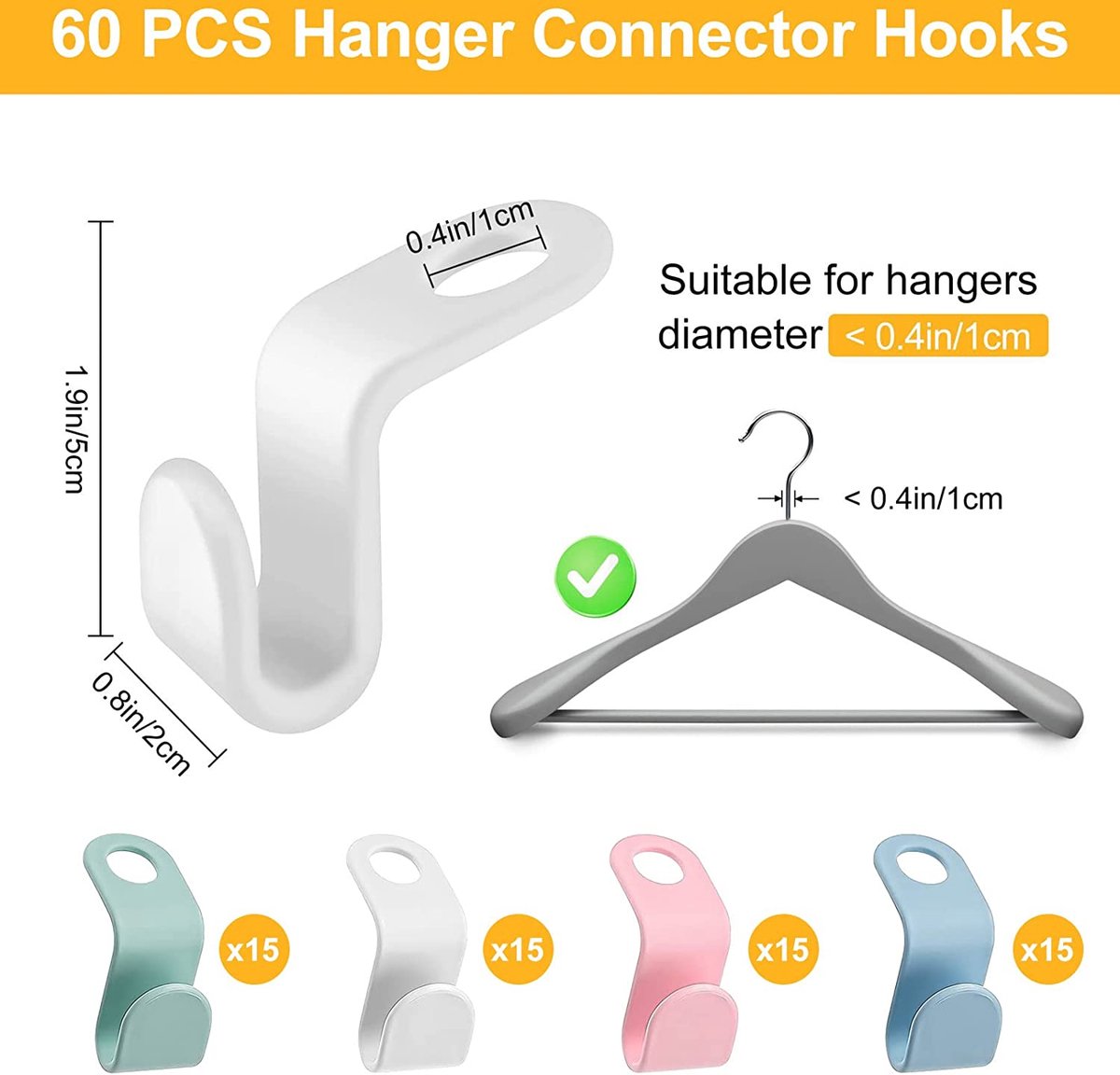 Kleding hangers set – clothes hanger set | bol.com