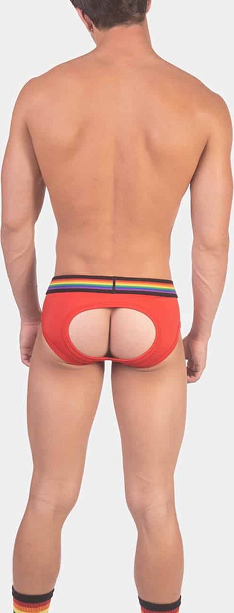 Barcode Berlin Backless Brief Pride Red - MAAT L - Heren Ondergoeds (erotisch) - Slip... | bol.com