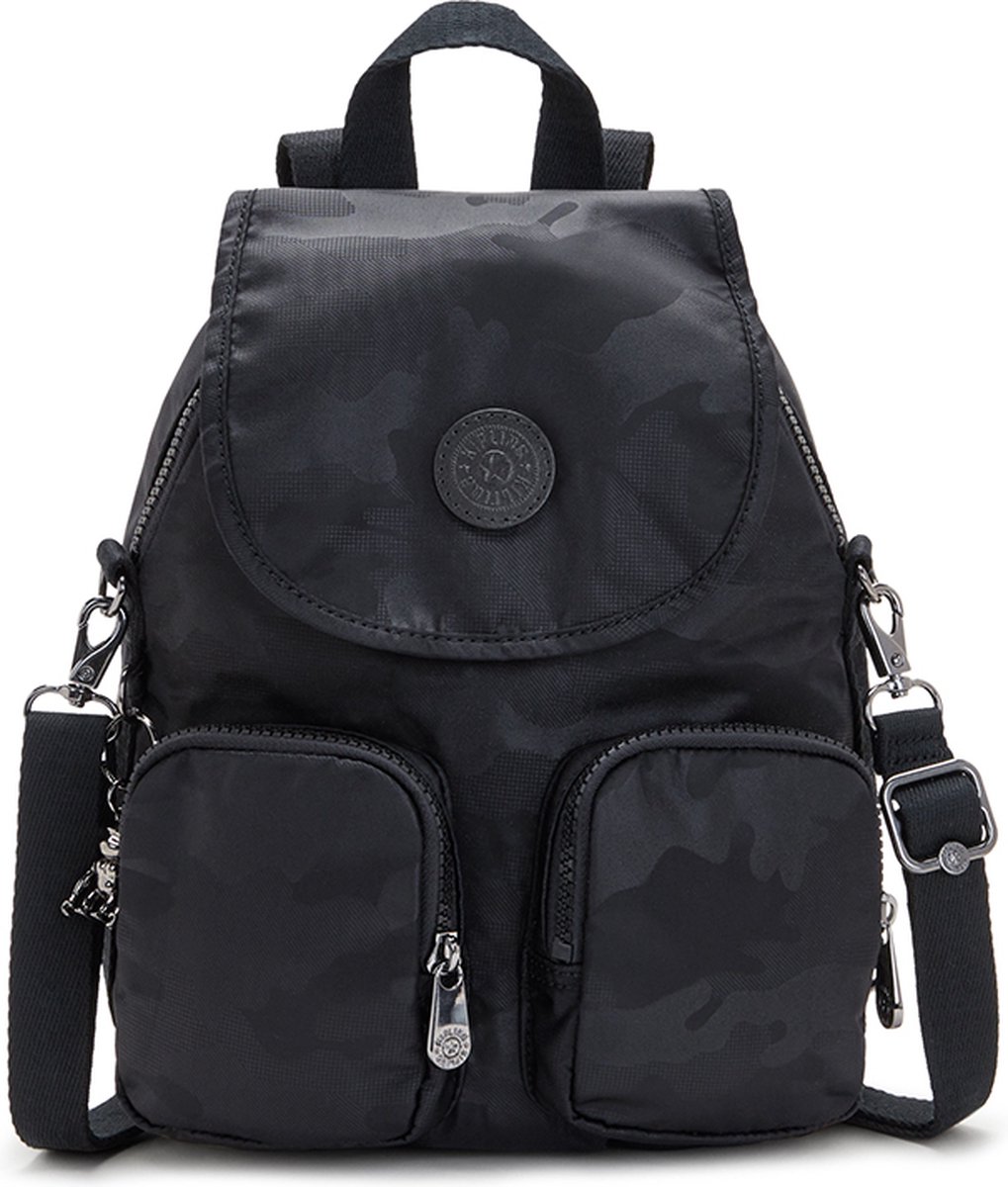 Kipling Firefly Up Backpack Black Camo Emb | bol.com