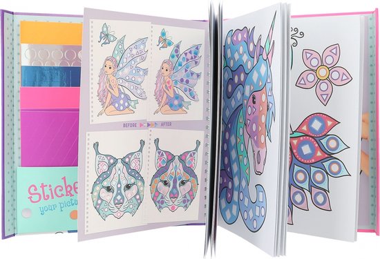 Depesche - TOPModel Sticker Your Picture Fantasy - stickerboek | bol.com