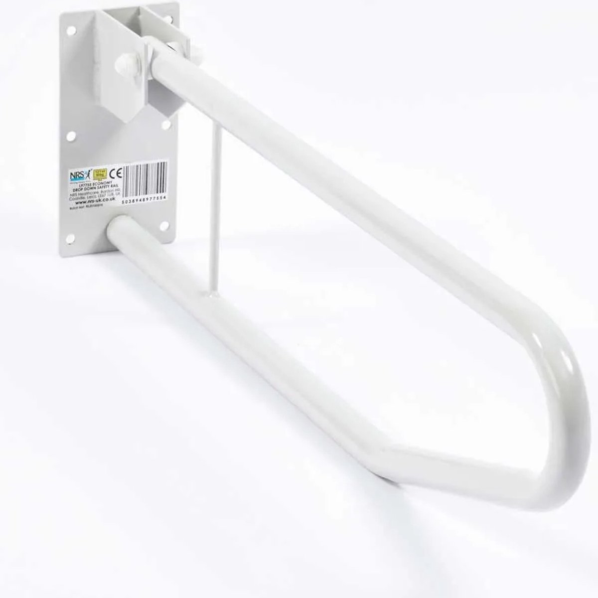 Toiletbeugel opklapbaar - Toiletsteun wandbeugel wit (70 cm) | bol.com
