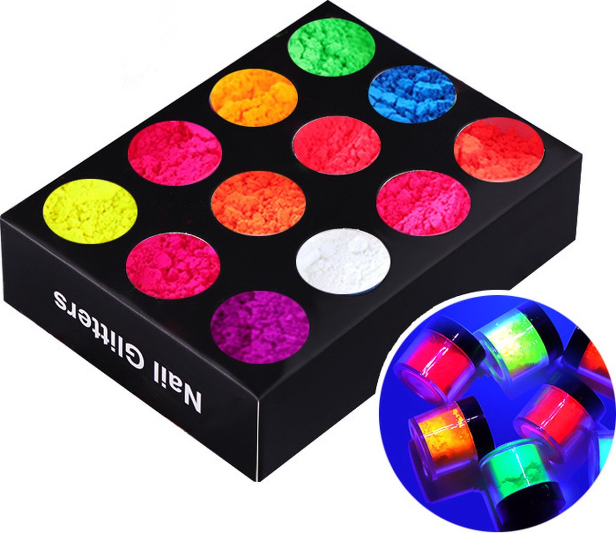 Royala Neon Poeder - Neon Phosphor Powder - Glow in the Dark Poeder ...