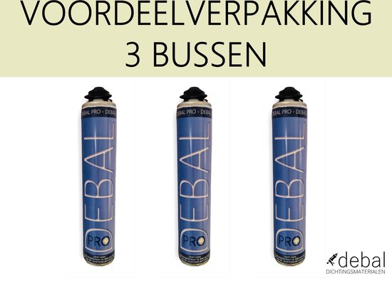 Vanaf € 13,33 ! Voordeelset Debal Pro universeel purschuim PU schuim 750ml... | bol.com