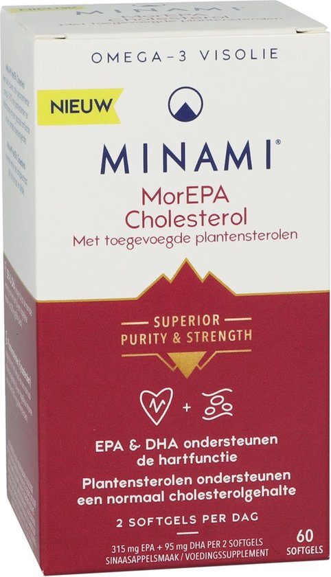 Minami MorEPA Cholesterol 60 softgels | bol