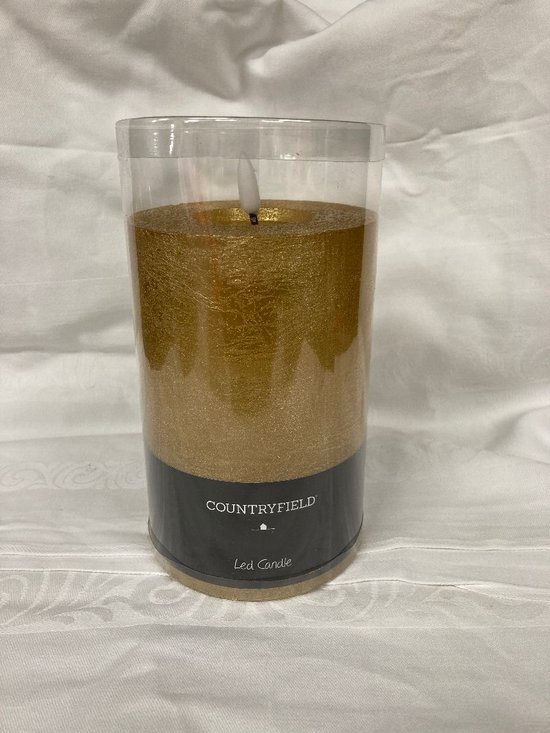 Countryfield - Led Kaars - met Timer - 7,5x15 - | bol.com