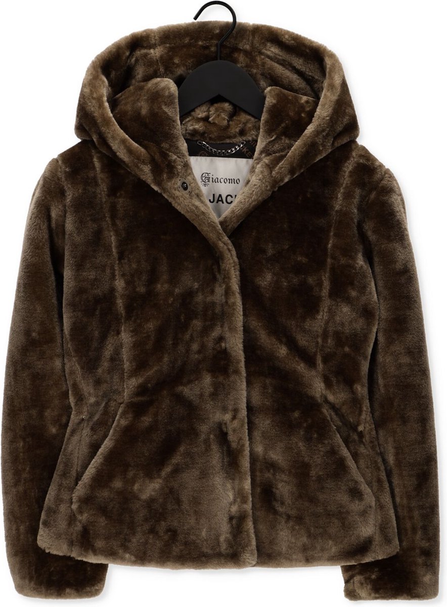 Giacomo 6513580 Jassen Dames - Winterjas - Taupe - Maat M | bol.com