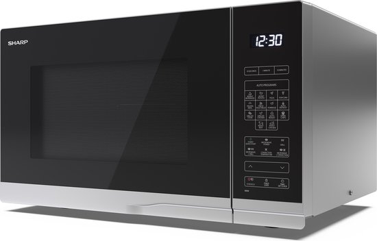 Sharp Combimagnetron YC-PC322AE-S - 32 liter, 1000W, grill en hetelucht ...