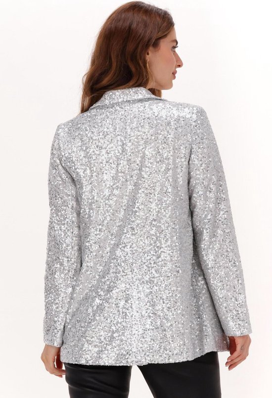 Goosecraft Bowie Sequine Blazer Blazers Dames - Zilver - Maat S | bol.com