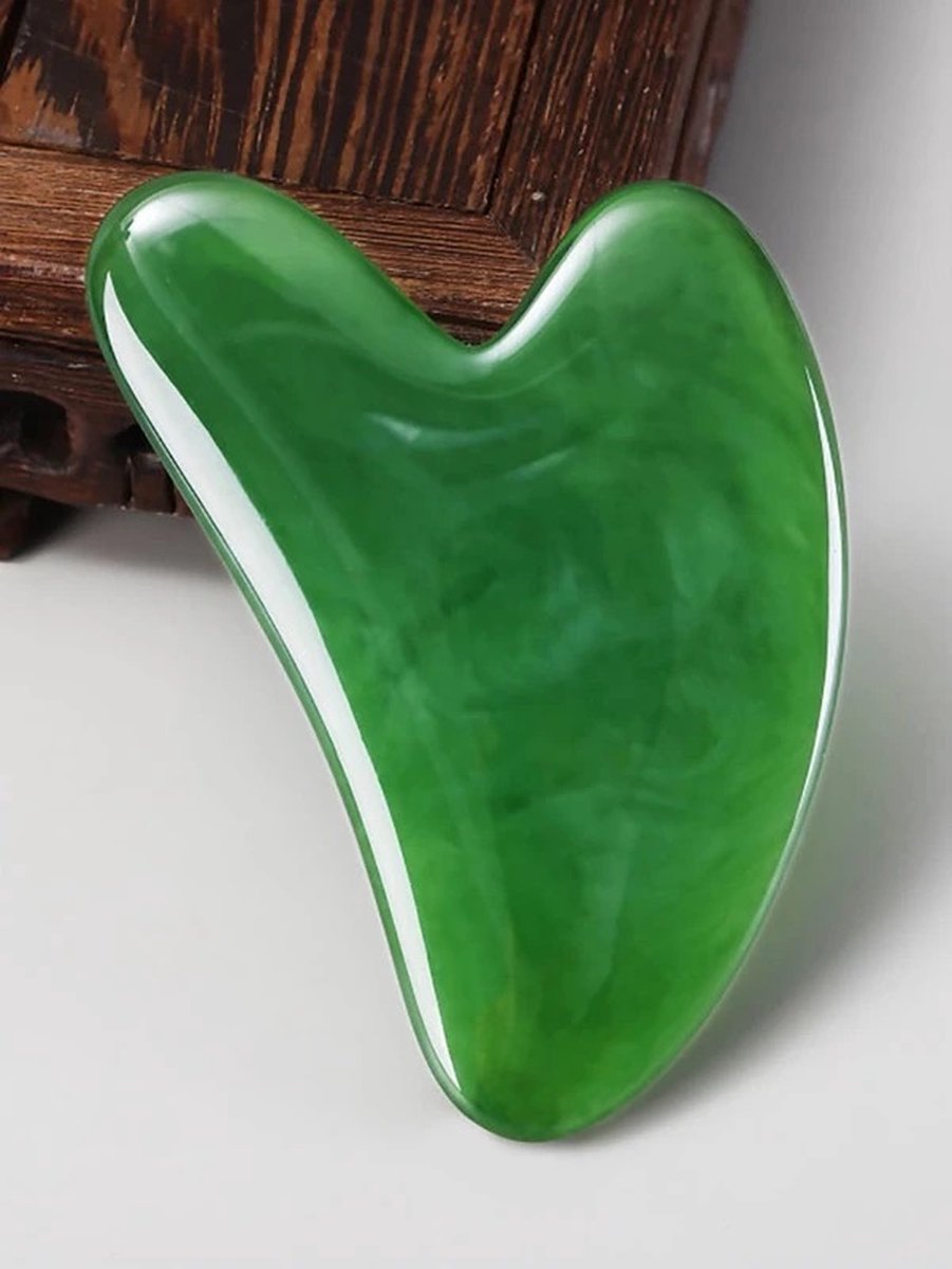 Gua Sha schraper – Gezichtsmassage – Hulpmiddel – Ontspanning – Roze kwarts –... | bol.com