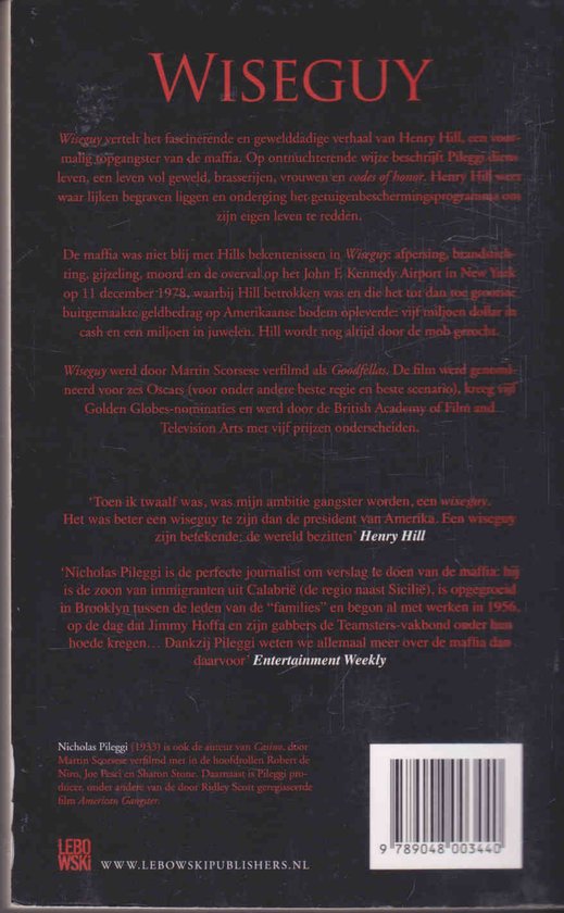 Wiseguy, Nicholas Pileggi | 9789048003440 | Boeken | bol