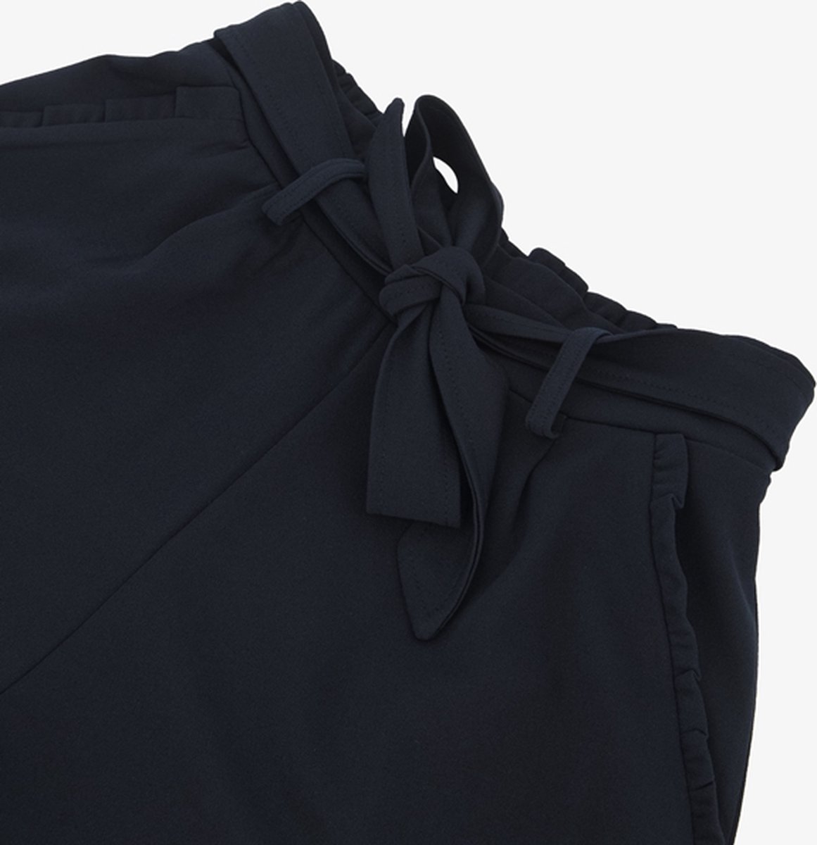 TwoDay dames short met strik - Zwart - Maat S | bol.com