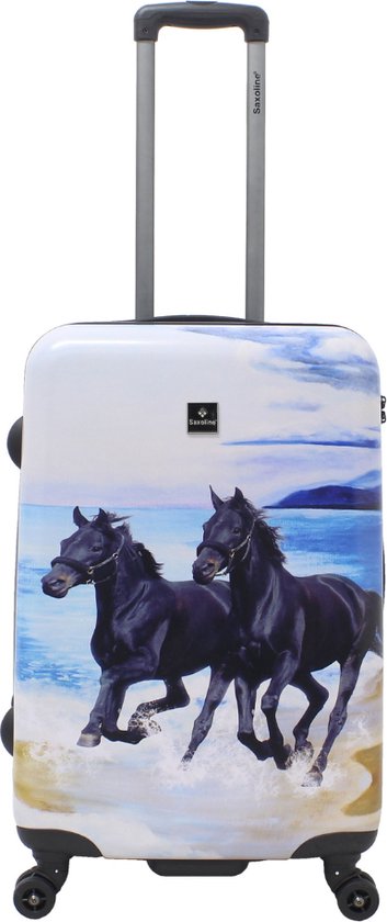 Saxoline Koffer / Reiskoffer / Trolley - 67 cm - 54 Liter - ABS - Black ...