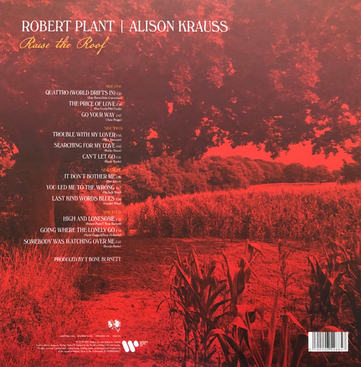 Robert & Allison Krauss Plant - Raise The Roof (LP), Robert & Allison ...