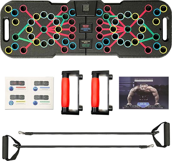 FitXtreme - 28-in-1 Push Up Bord met Digitale Teller en Timer – Push Up ...