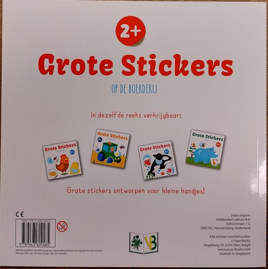 Grote stickers op de boerderij | 9789463604185 | Boeken | bol
