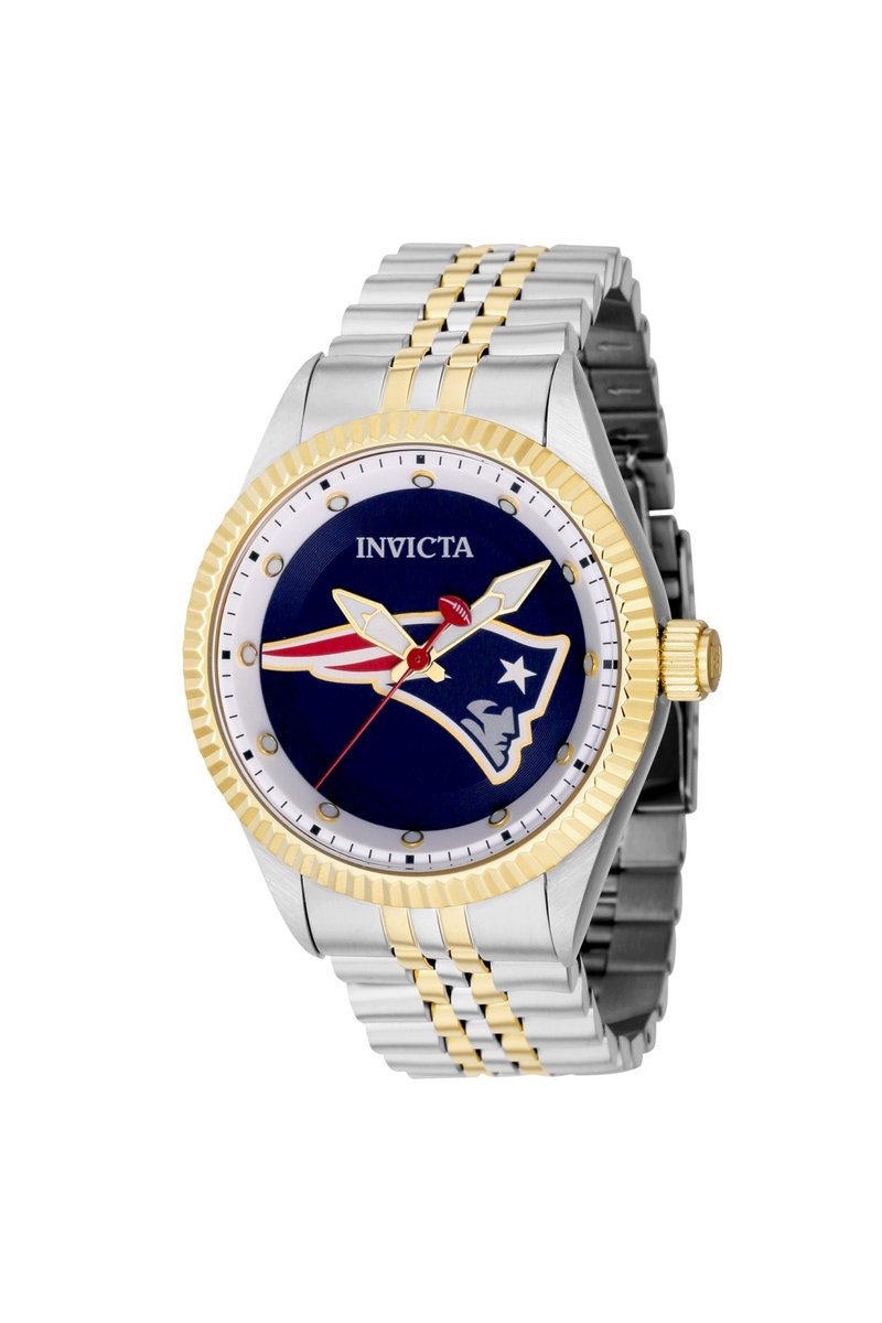 Invicta NFL - New England Patriots 42474 Quartz Herenhorloge - 43mm ...