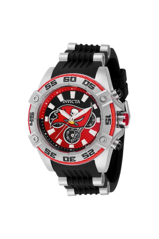 Invicta NFL - Tampa Bay Buccaneers 42009 Quartz Herenhorloge - 43mm | bol