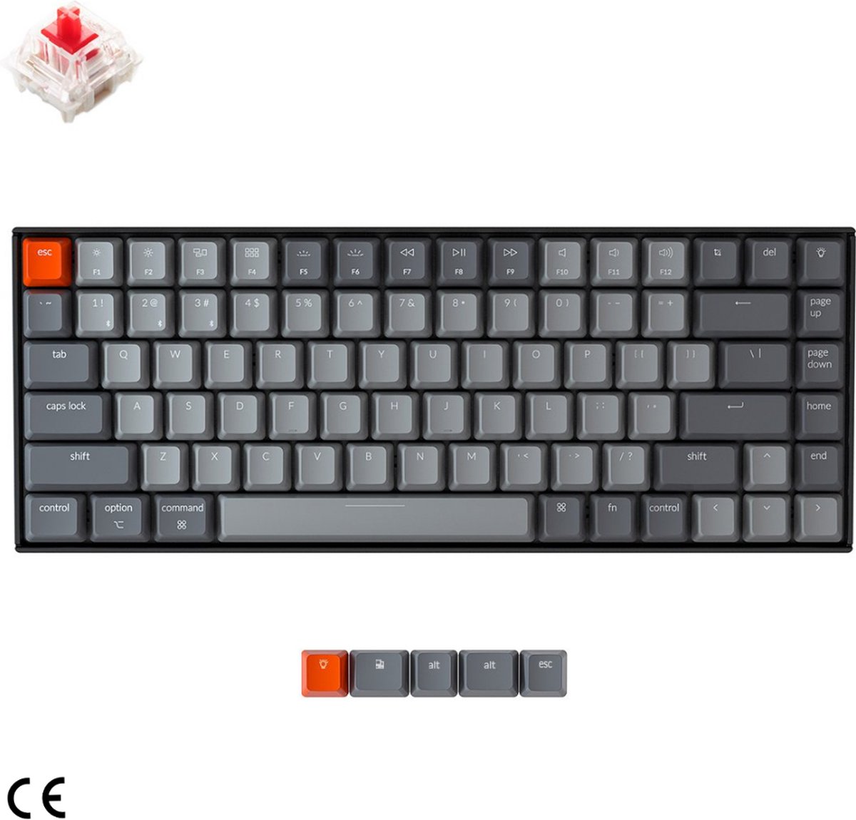 Mechanisch Toetsenbord - Mechanical Keyboard Bluetooth - Keychron K2 ...