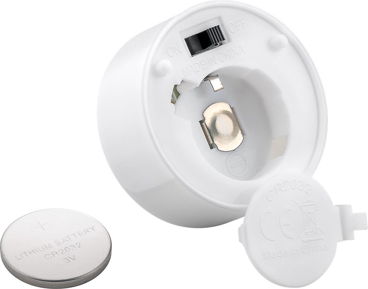 Goobay Set van 4 LED theelichtjes met timer | bol.com