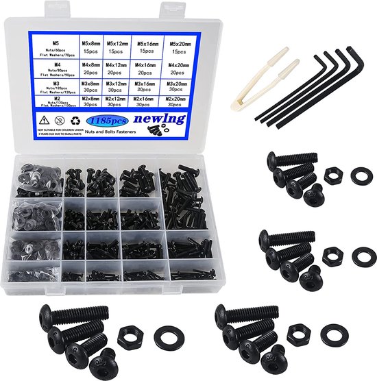 zelftappende schroeven-assortimentset / universal screw assortment box ...