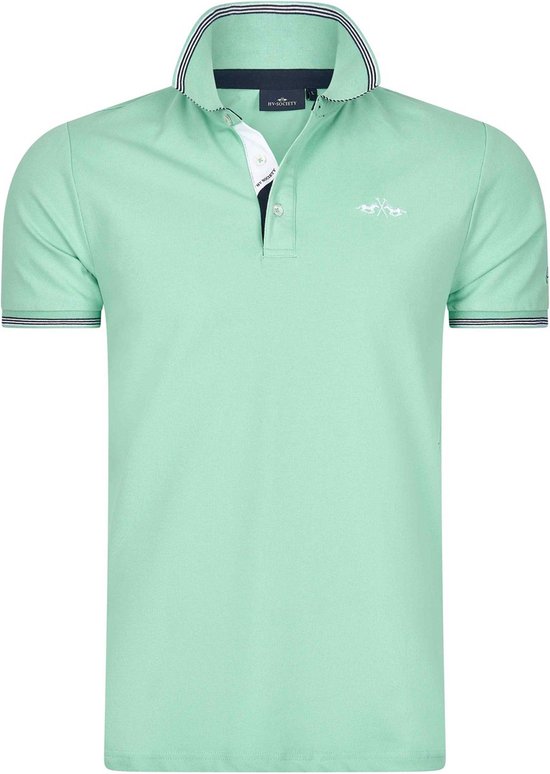 HV Society Korte mouw Polo shirt - 0403103517 Collin MidGroen (Maat: M ...