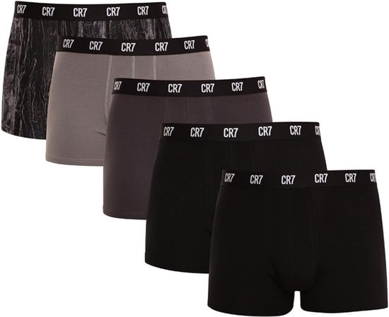 CR7 Lange short - 5 Pack 2901 Black/Grey - maat L (L) - Heren ...