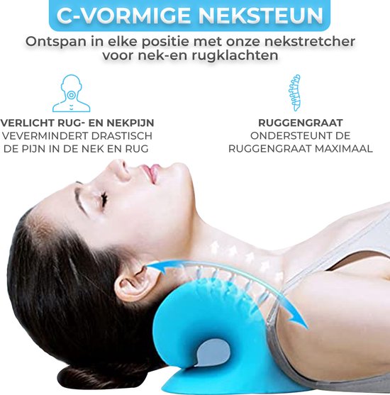 Nekstretcher - Voor Nek- en Rugklachten - Traagschuim - Neck Releaser ...