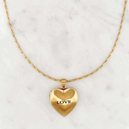 ByNouck Jewelry - Ketting Love Medallion - Sieraden - Vrouwen Ketting ...