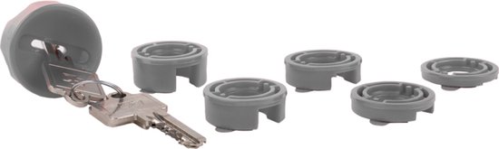 LockAid Sleutelhulp - Voor sleutelgat vinden en slot openen - Grijs | bol