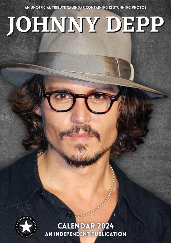 Johnny Depp Kalender 2024 A3 | bol.com