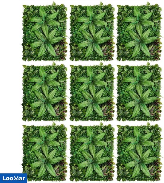 LooMar Mur Végétal - Plante Artificielle - Haie Artificielle ...