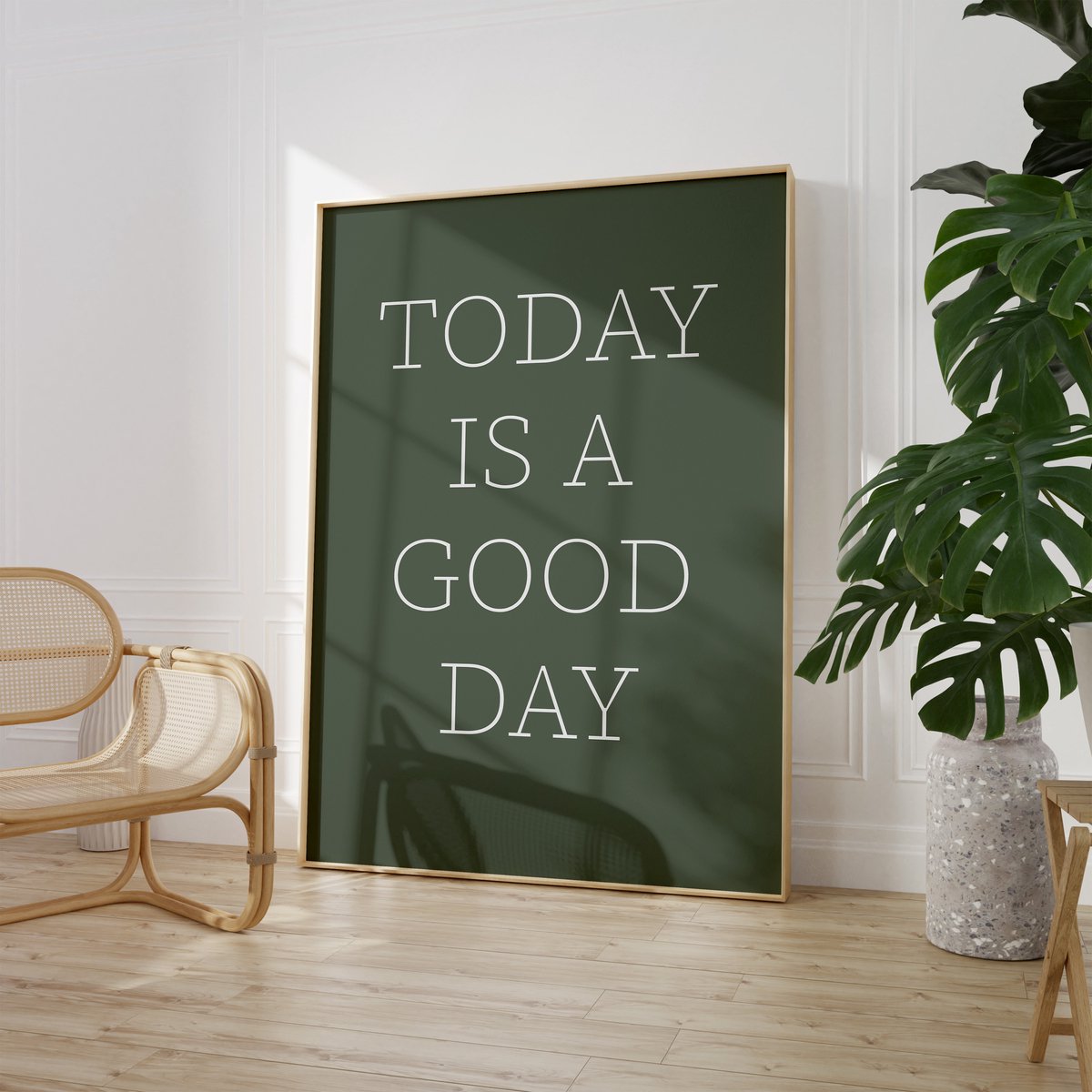 Poster Tekst - Today Is A Good Day Poster - Quotes Muur Decoratie ...