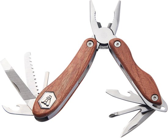 Laguiole Multitool 8 Functies - Hoogwaardig RVS en Rozenhout | bol