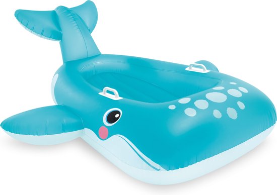 Intex blauwe walvis ride-on 168x140 cm | bol