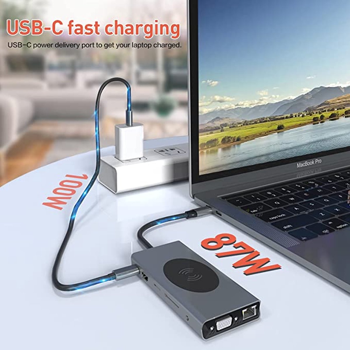 Docking Station / Dock Laadstation - usb gegevenspoorten ...