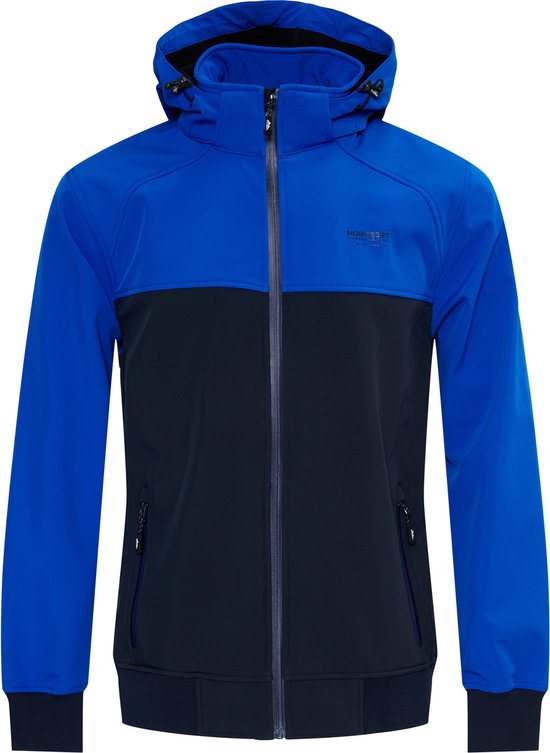 Nordberg Viking Softshell - Heren - Blauw - Maat L | bol.com