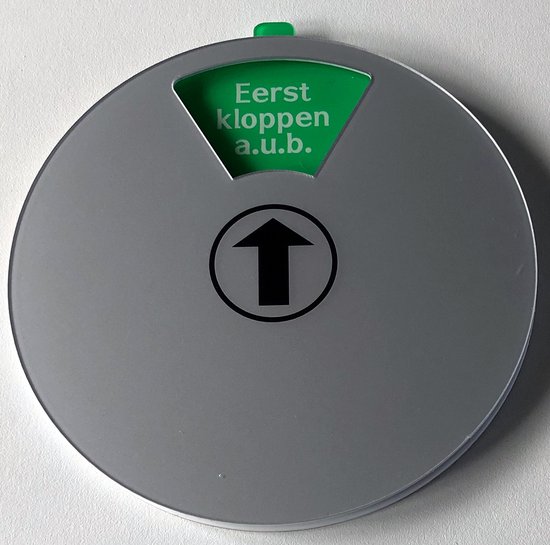 Schuifbordje - Rond acrylaat schuifbord - 6 verschillende teksten ...