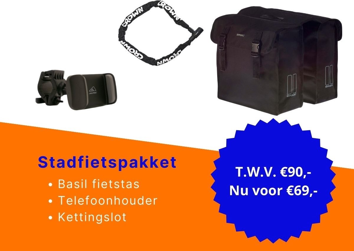 Altec Walesa Herenfiets 28inch 65cm Mat Zwart 3v | bol.com