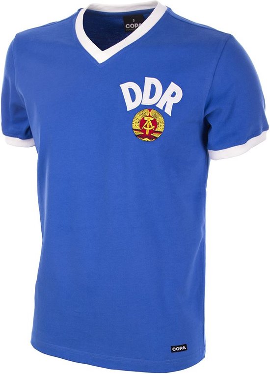 COPA - DDR World Cup 1974 Retro Voetbal Shirt - S - Blauw | bol.com