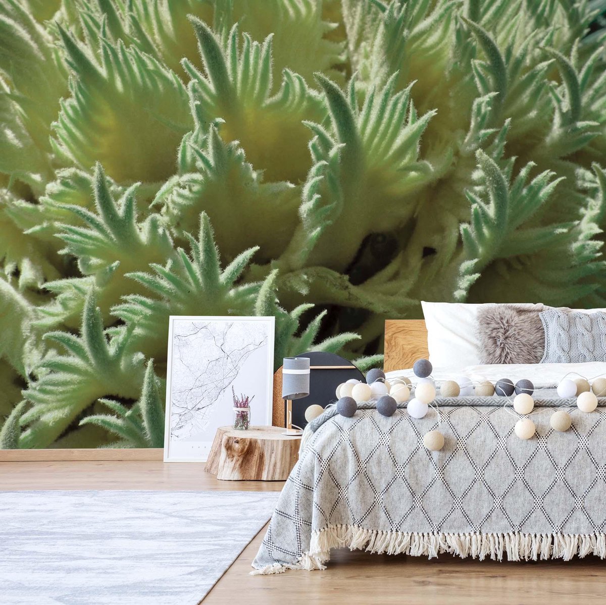 Fotobehang - Vlies Behang - Groene Planten - 254 x 184 cm | bol.com