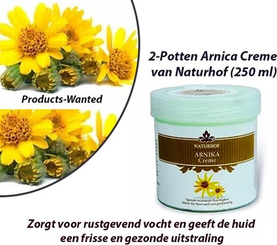 2-Potten Arnica Crème van Naturhof (250 ml) | bol