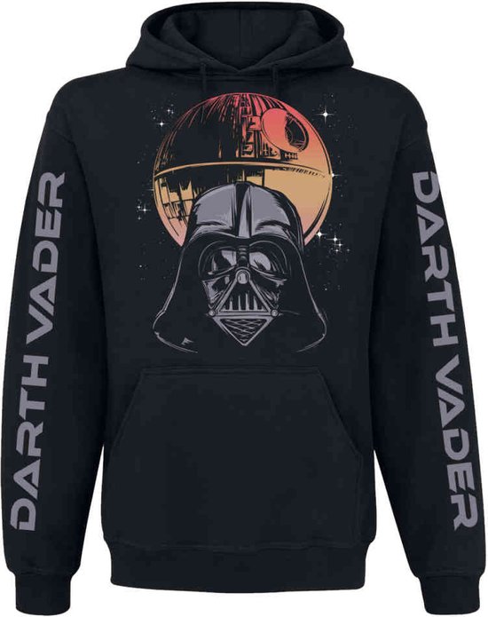 Disney Star Wars Hoodie/trui -S- Darth Vader Death Star Zwart | bol.com