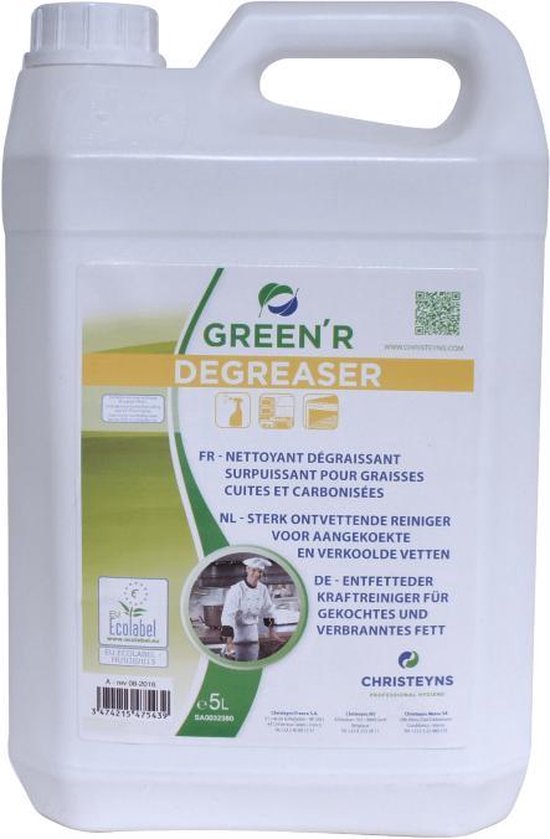 Ontvetter Christeyns - Green'R Degreaser 5 liter | bol