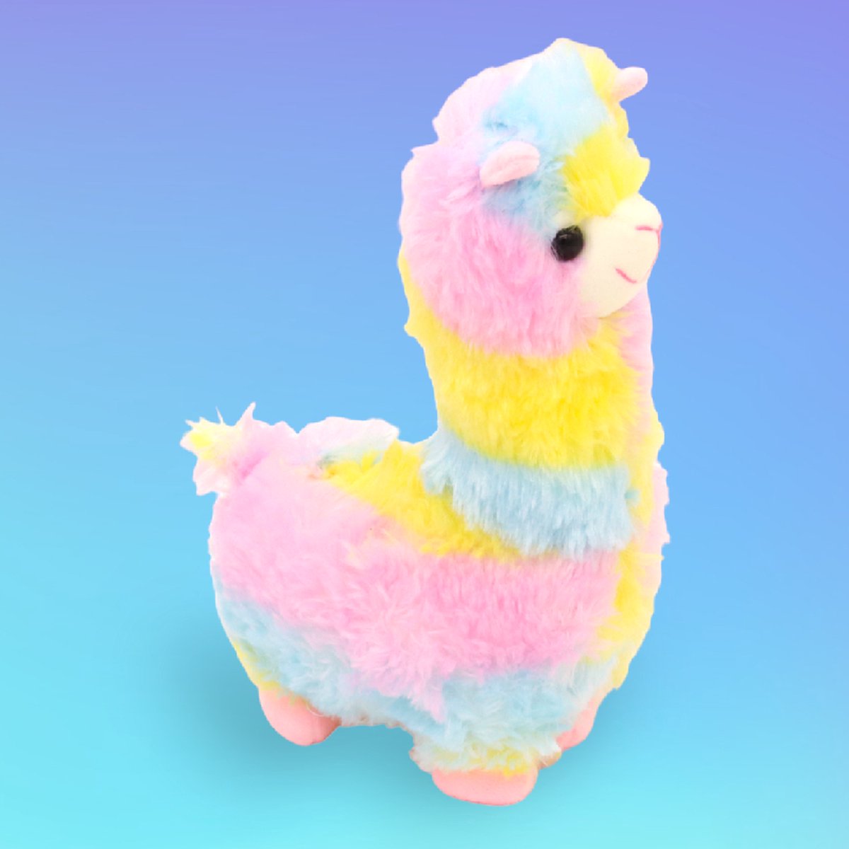 Klikkopers® - Lama Knuffel - Regenboog - Kawaii - Kawaii Knuffel ...