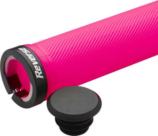 Reverse Spin Lock-On fietshandgreep rood/zwart | bol.com
