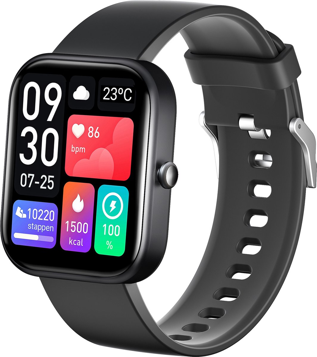 MAOO Smartwatch voor Dames & Heren - Geschikt voor Android, iOS en ...