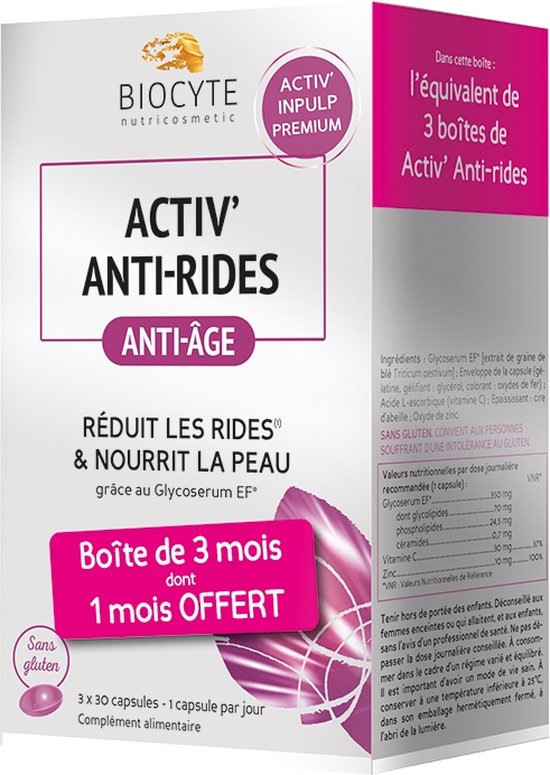 Biocyte Capsules Skin Activ' Anti-Rides | bol.com