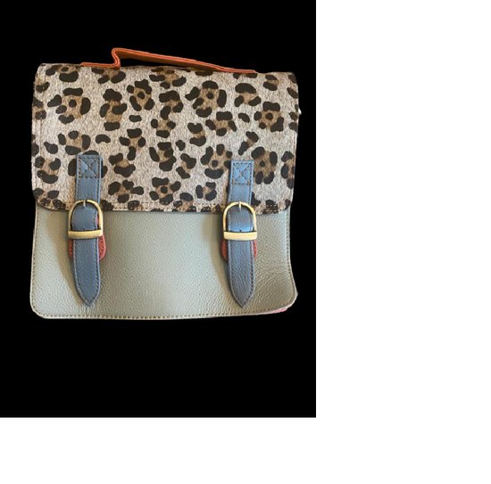TrendSisters - Office Bag gemaakt van leftovers - animal print - echt ...