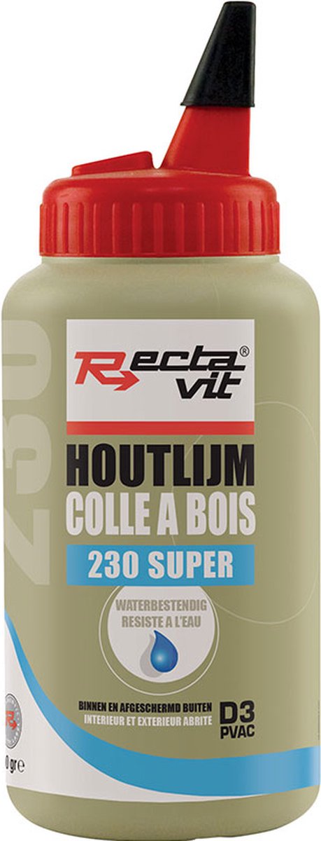 Rectavit - Rectavit 230 Super D3 Houtlijm - Lijmen en kitten | bol.com