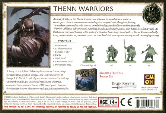 A Song of Ice & Fire - Tabletop Miniatures Game - Thenn Warriors ...